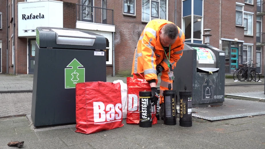 Van verboden drug naar afvalprobleem: Rotterdam worstelt met lachgas ...